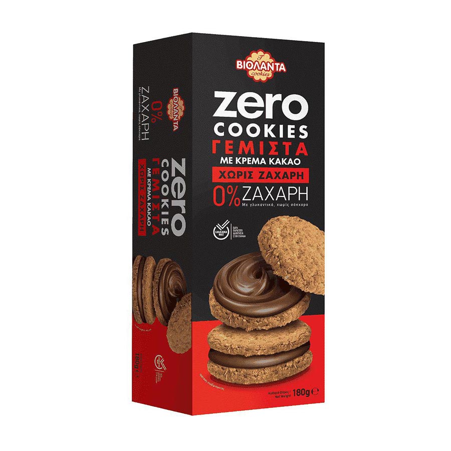 VIOLANTA, COOKIES ZERO, Sandwich biscuits with chocolate fondant ...